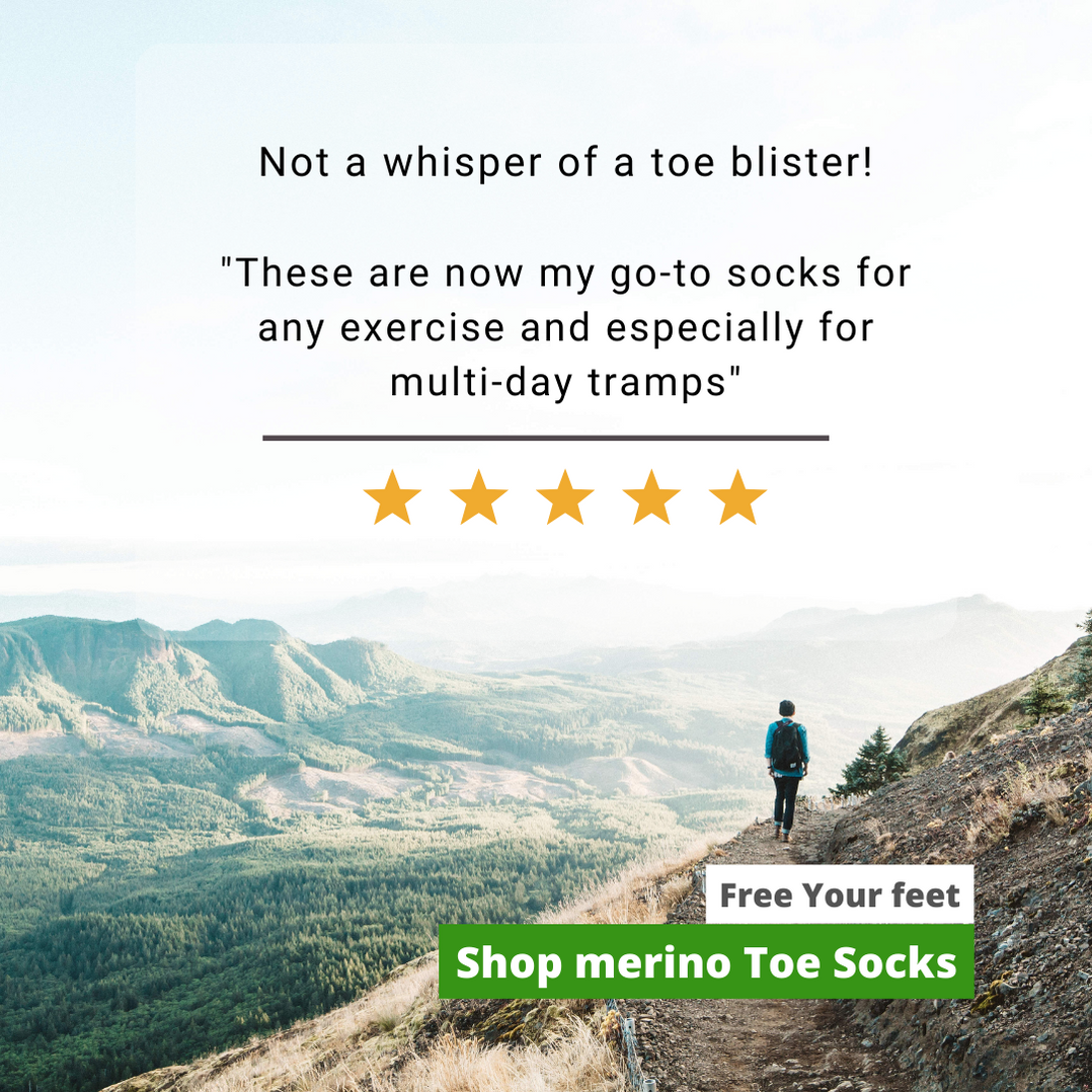 Merino Toe Socks | Quarter-Crew | Running & Hiking | Men and Women ...